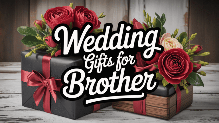 Best Wedding Gifts Ideas for Brother: 20 + Heartfelt Ideas